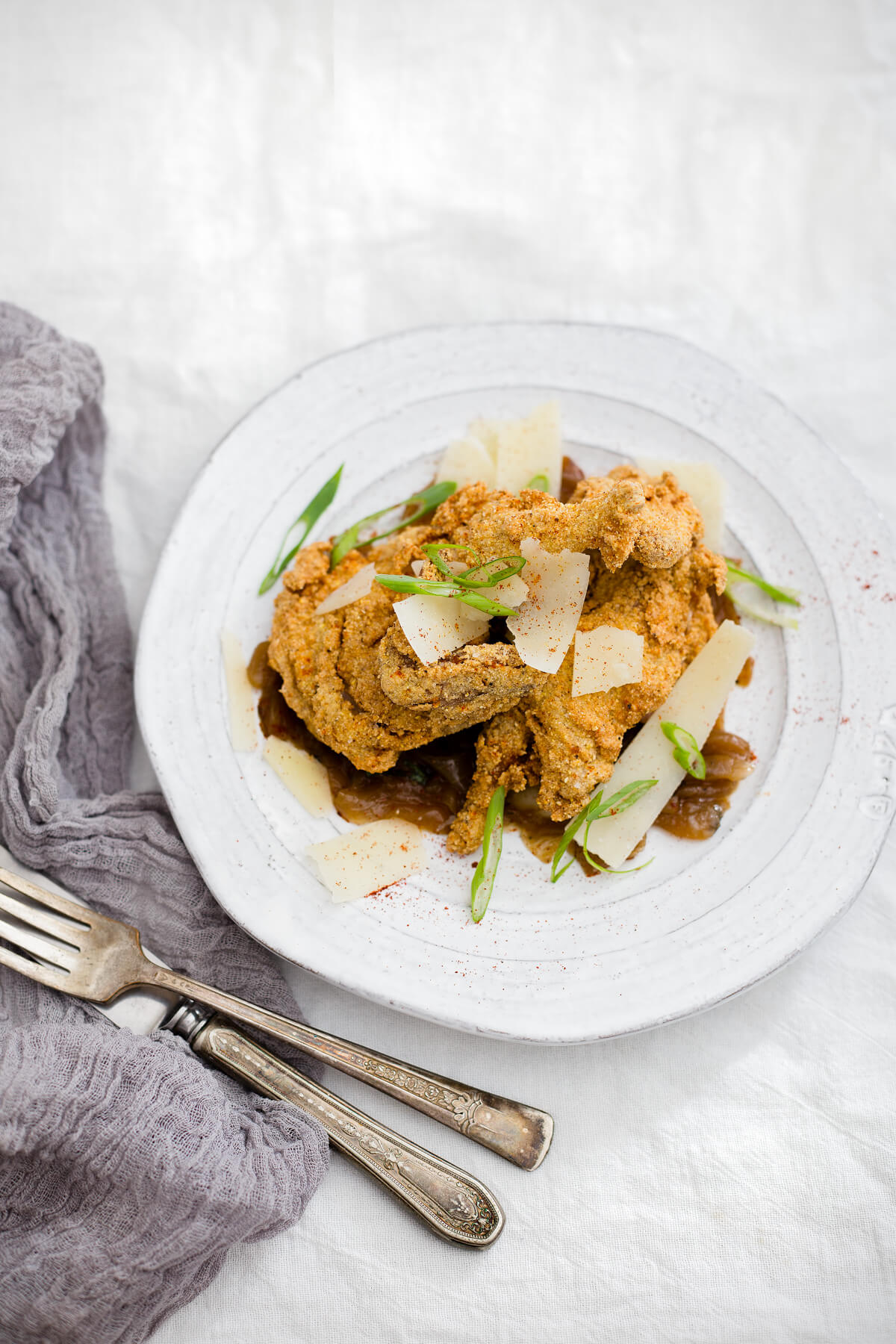 Fried Quail with Caramelized Onions and Parmesan + Dinner with Little ...