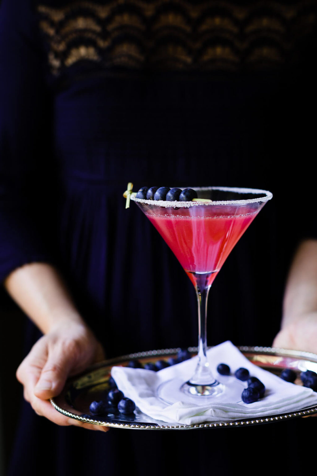 Blueberry Lemon Drop Cocktail - Taming of the Spoon