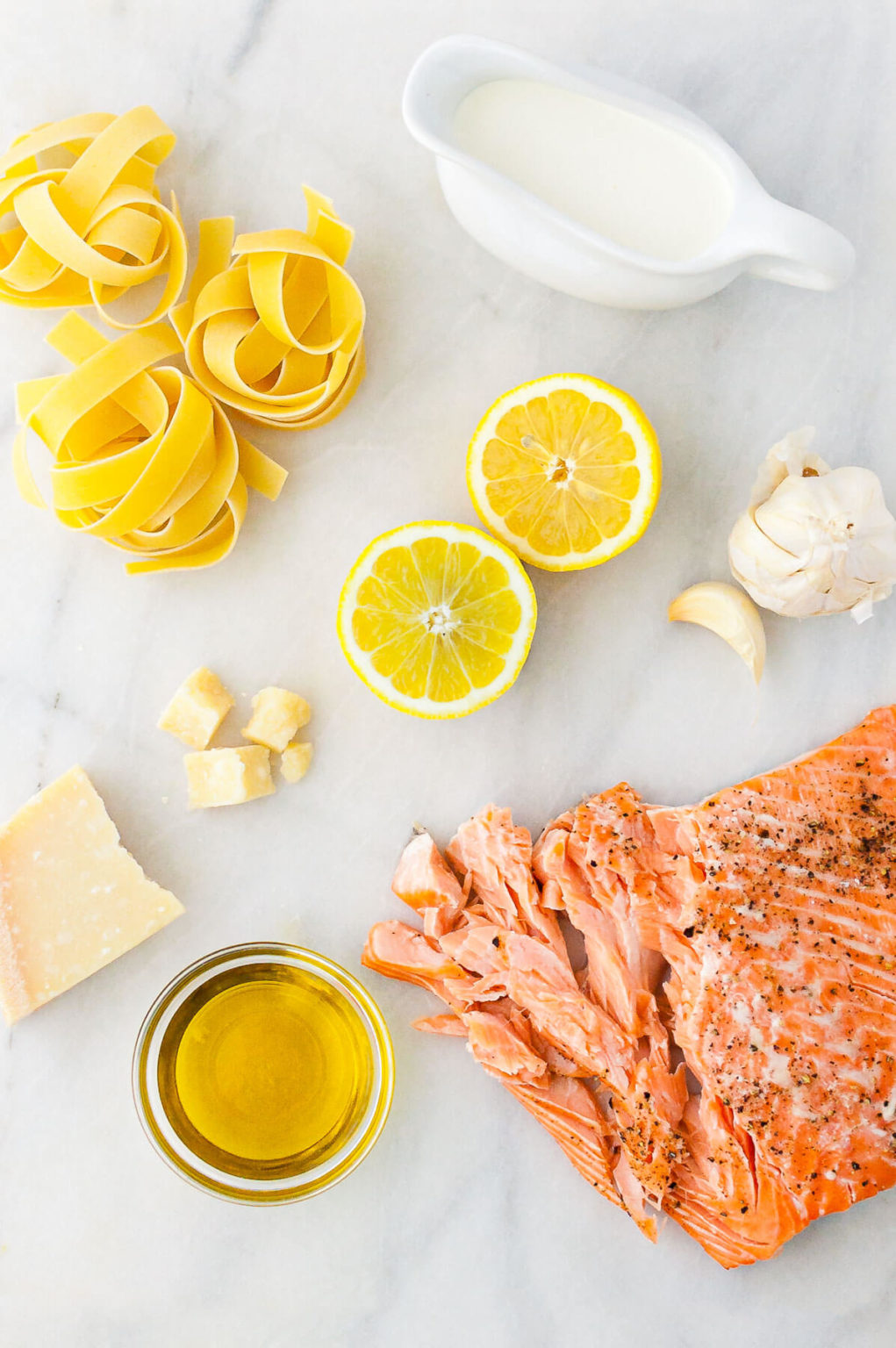 Lemon Pasta with Salmon - Taming of the Spoon