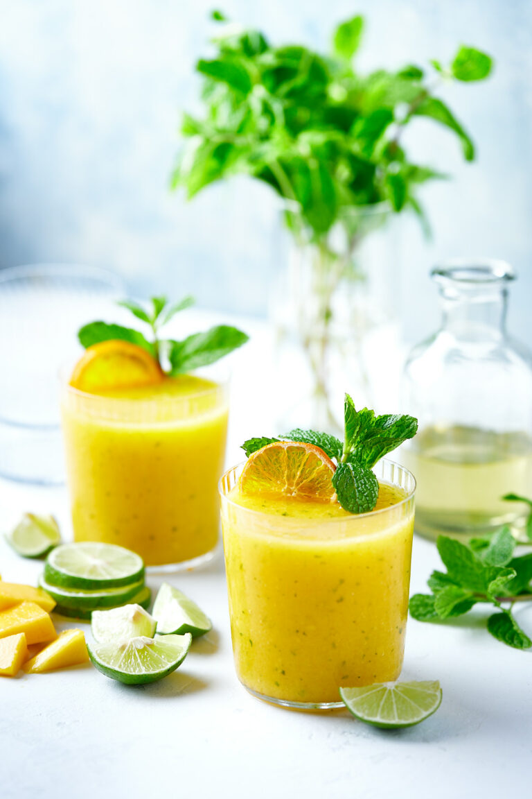 Frozen Mango Mojito Mocktail - Taming of the Spoon