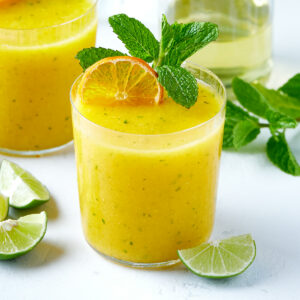 Frozen Mango Mojito Mocktail - Taming of the Spoon