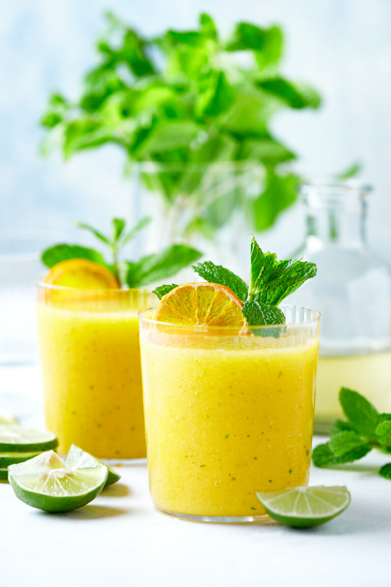 Frozen Mango Mojito Mocktail - Taming of the Spoon