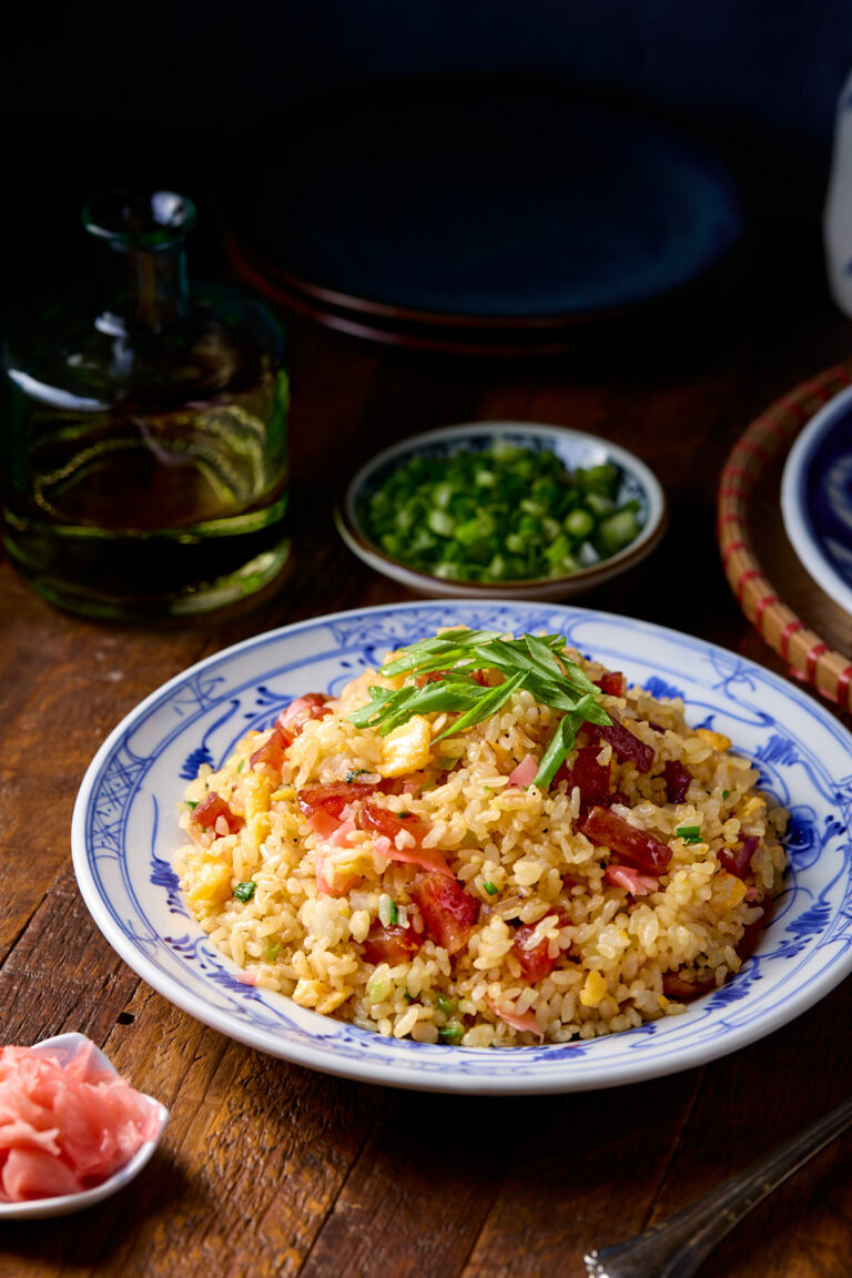 Truffle Fried Rice with Chinese Sausage - Taming of the Spoon
